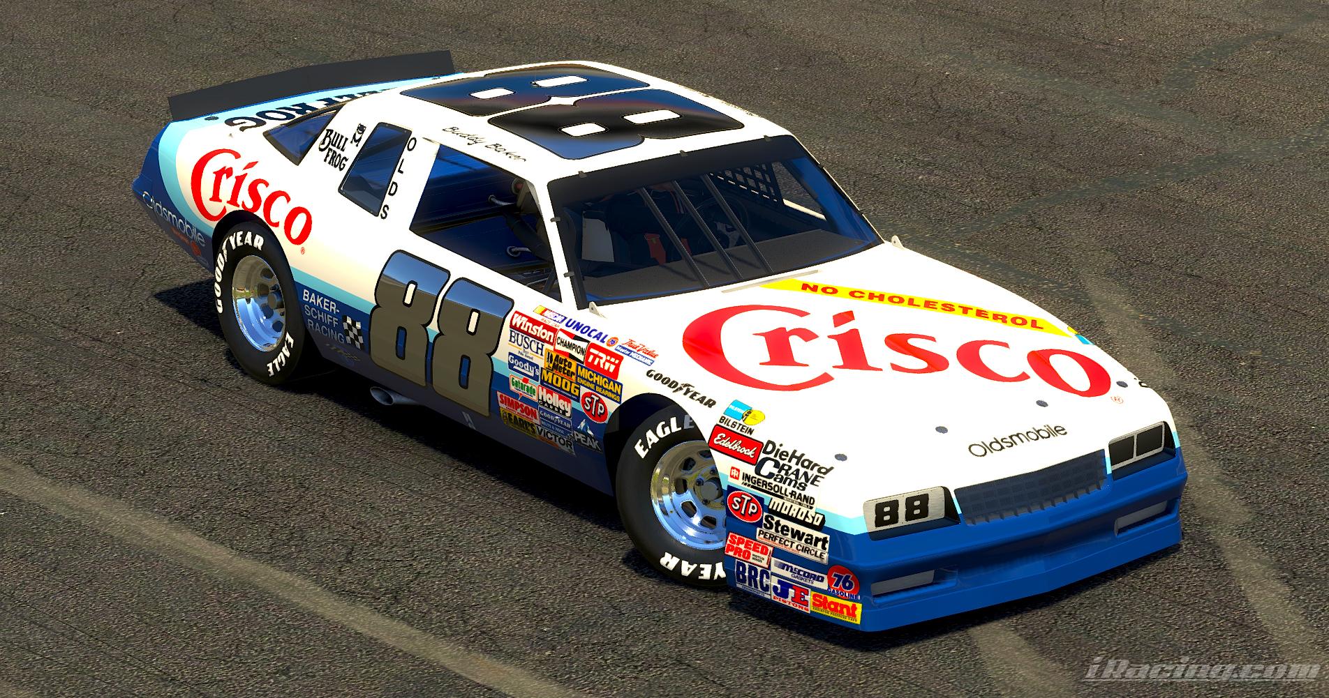 1987 Buddy Baker Crisco Olds/Monte Carlo by Ryan A Williams - Trading ...