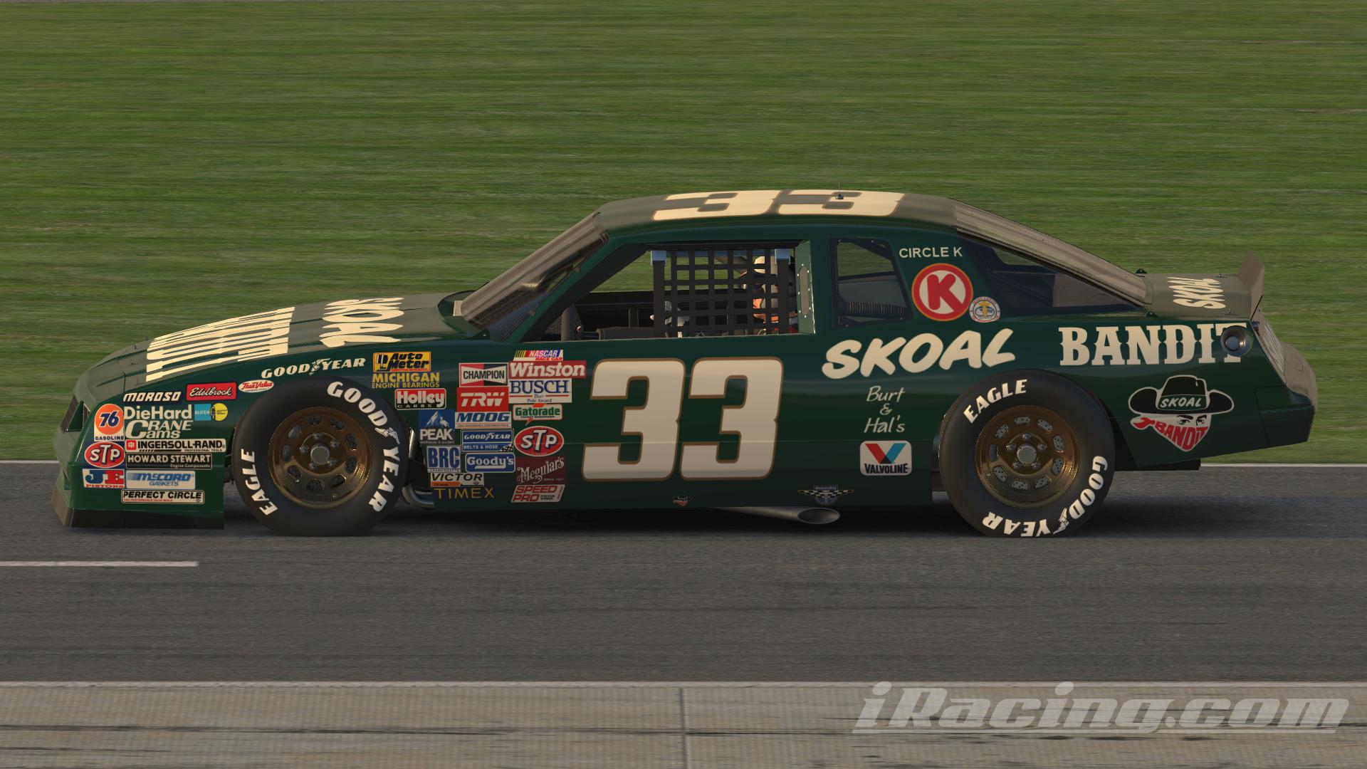 1986 Skoal Bandit Monte Carlo by Ken Huff - Trading Paints