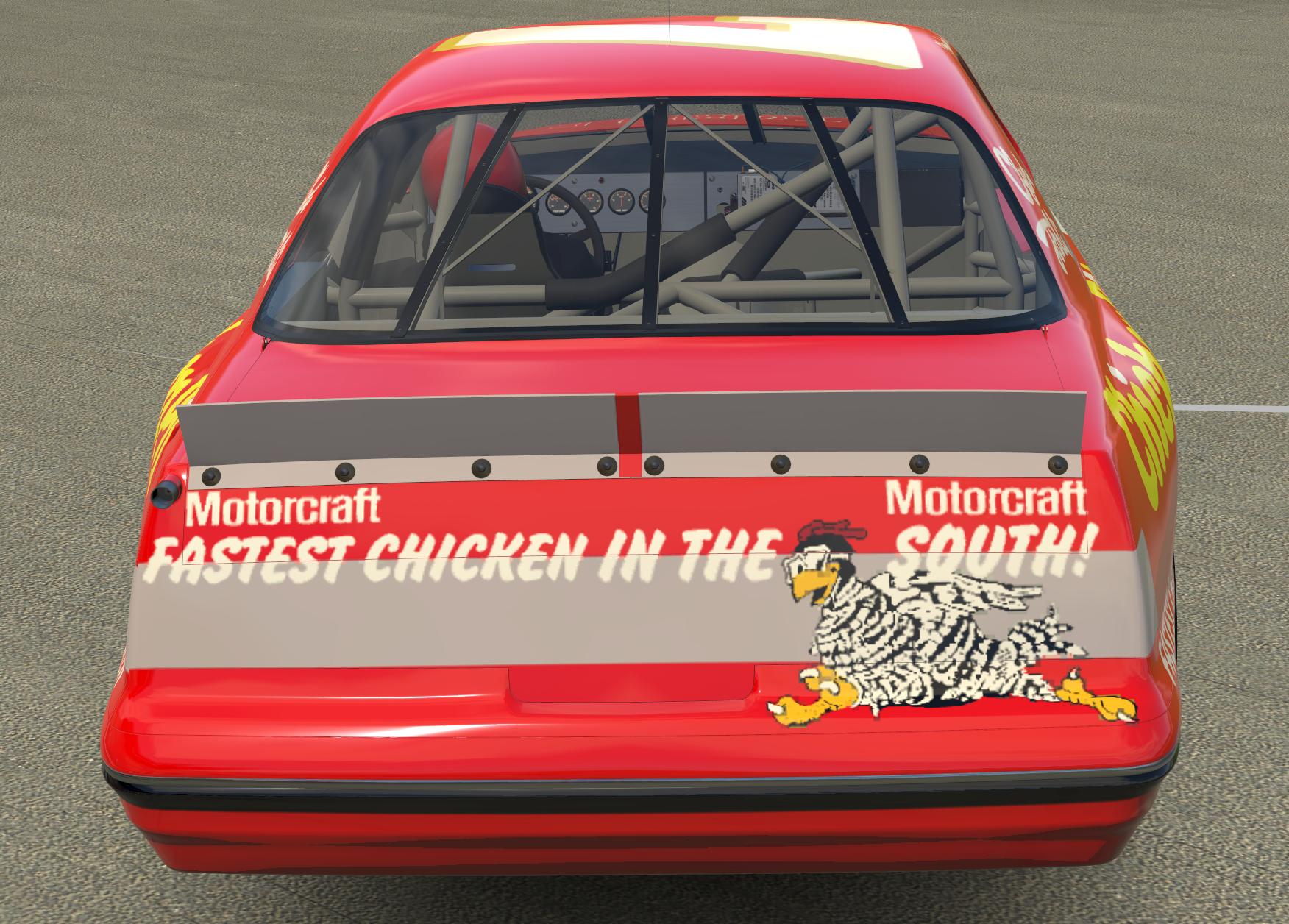#7 Stroker Ace Chicken Pit Ford Thunderbird 1987 by Tracy Powers ...