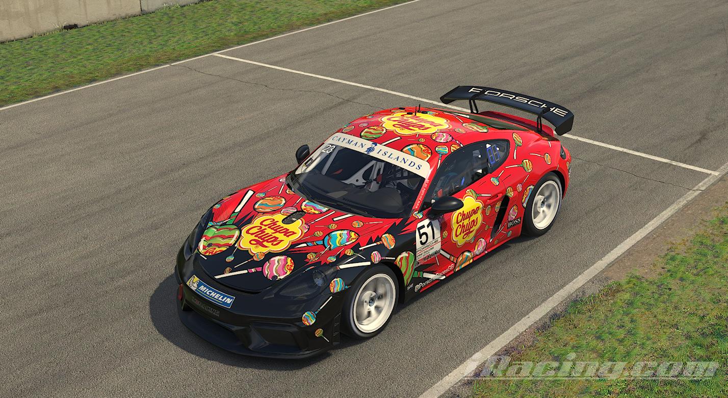 IN2 Racing Chupa Chup Porsche 718 GT4 -#51 Ambrogio Perfetti by Jim B ...