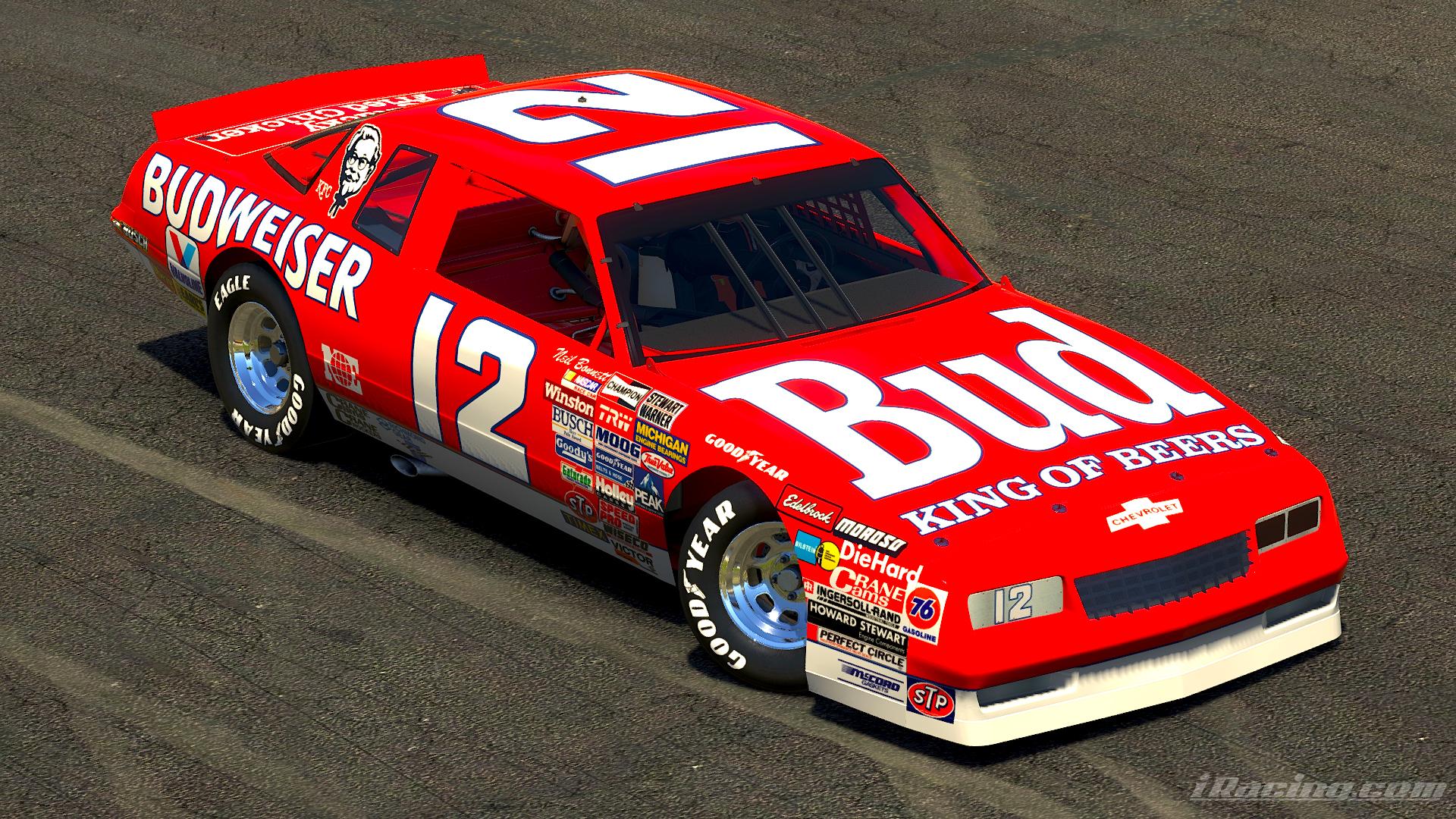 1986 Neil Bonnett Budweiser Monte Carlo (No #s) by Ryan A Williams ...