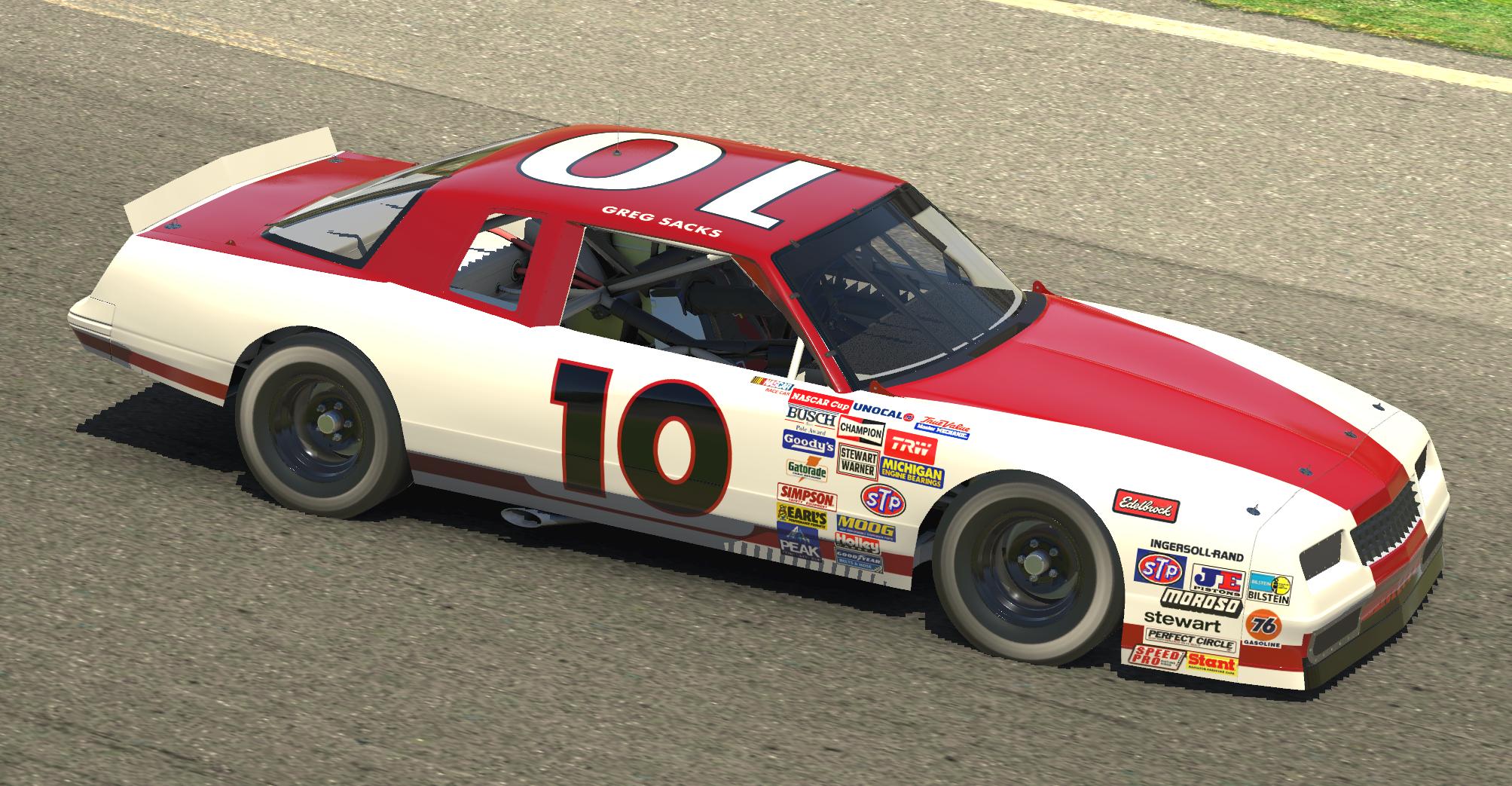 Greg Sacks #10 Chevy by Justin M. Williams - Trading Paints