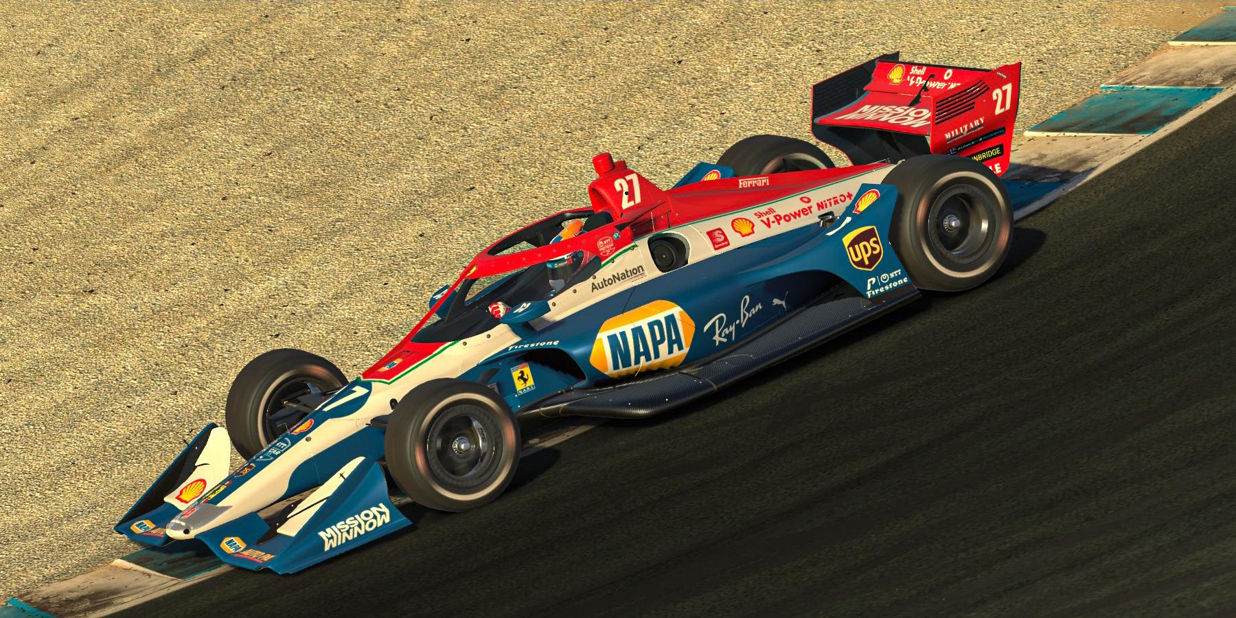 Andretti Autosport Ferrari Indycar by Michael Mueller6 - Trading Paints