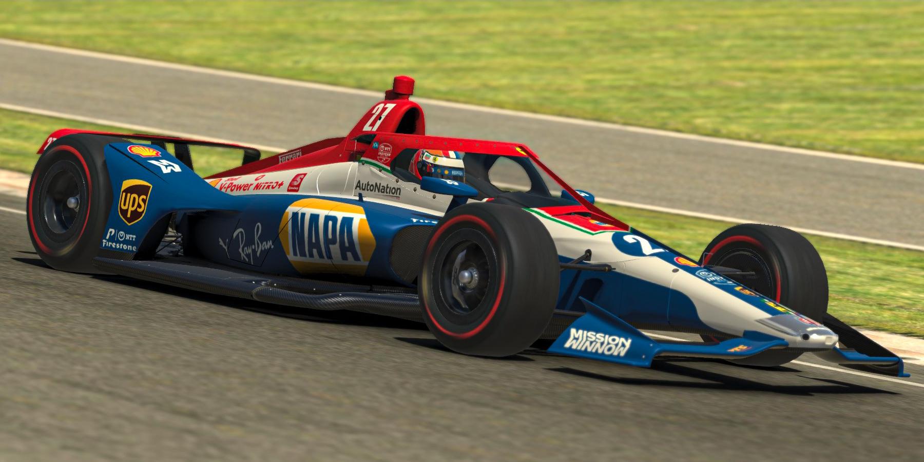 Andretti Autosport Ferrari Indycar by Michael Mueller6 - Trading Paints