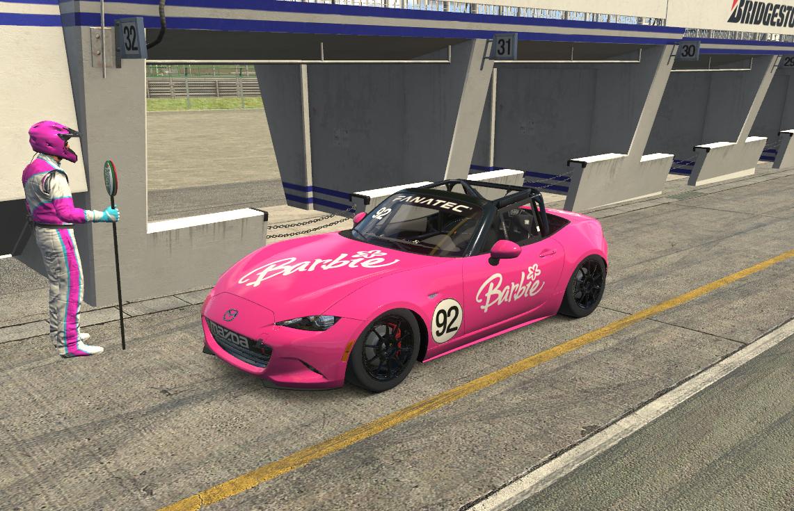 Barbie MX-5 by Donovan Griggs - Trading Paints