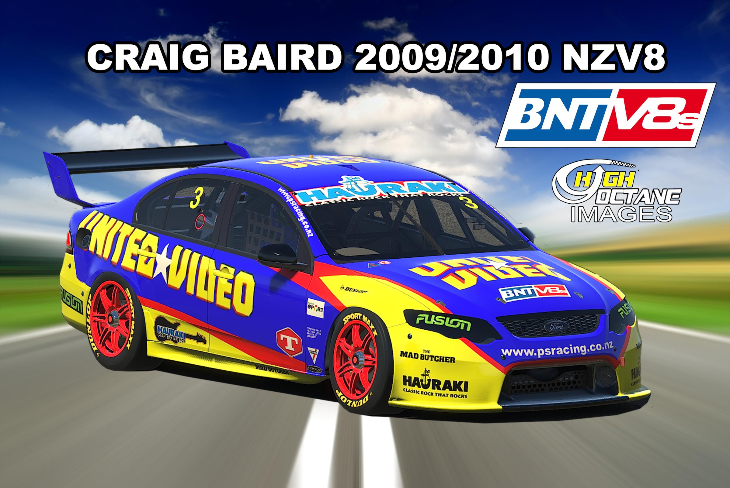 Craig Baird 2009/2010 NZV8 by Matt Heywood - Trading Paints