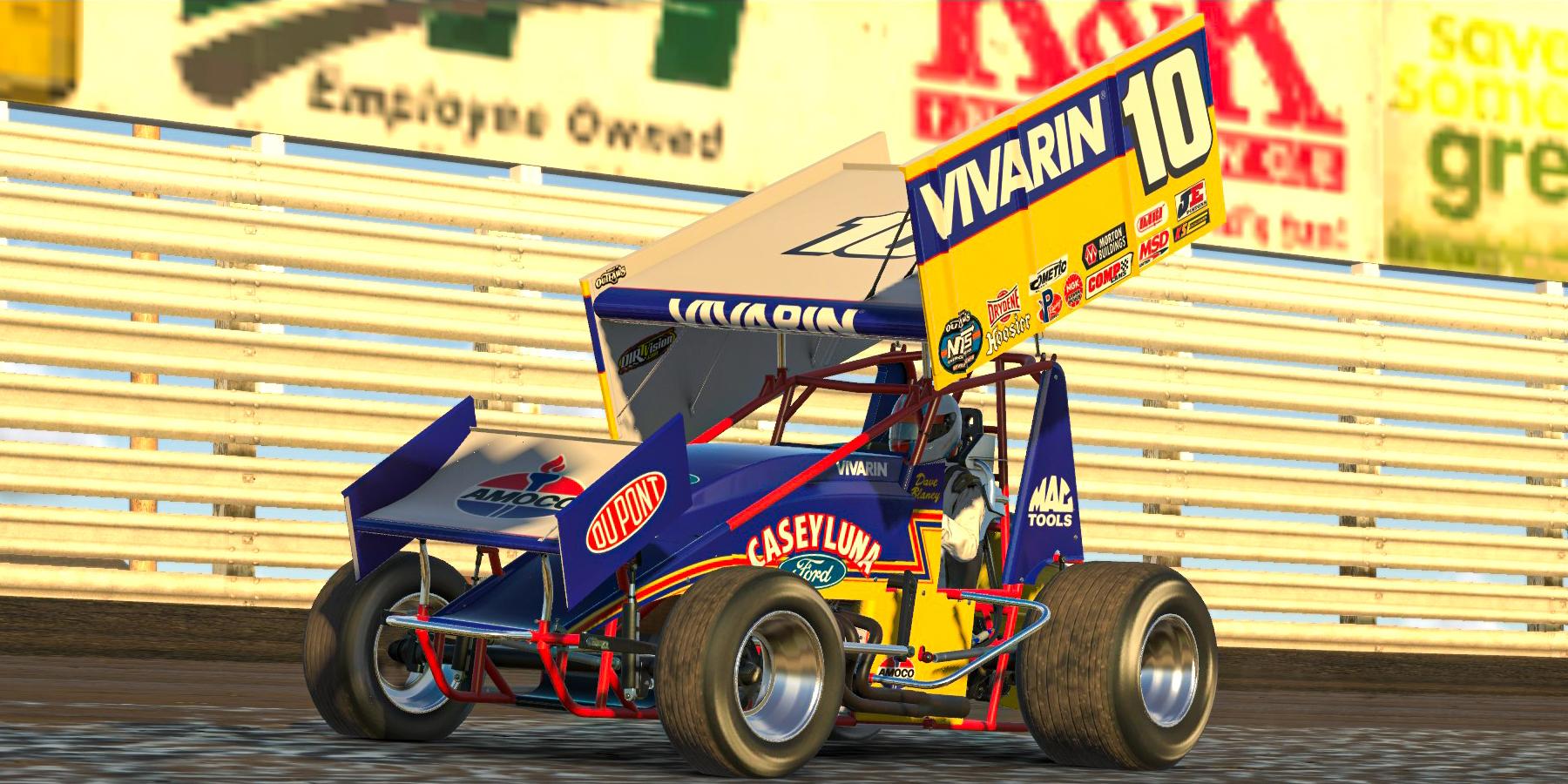 Dave Blaney 1996 Vivarin Dirt Sprint Car by Michael Mueller6 - Trading ...