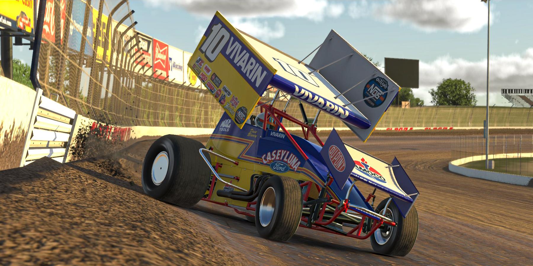 Dave Blaney 1996 Vivarin Dirt Sprint Car by Michael Mueller6 - Trading ...