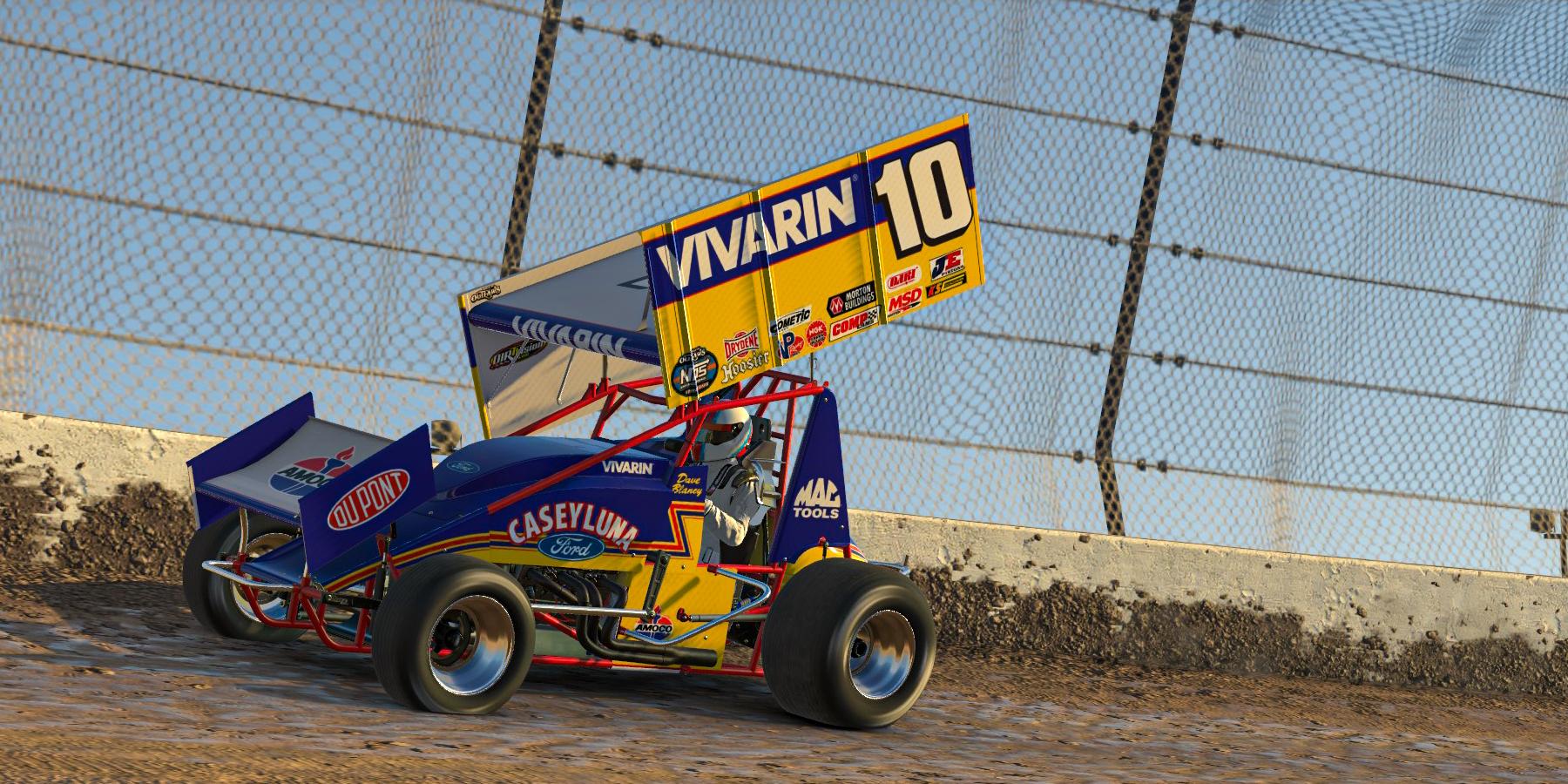 Dave Blaney 1996 Vivarin Dirt Sprint Car by Michael Mueller6 - Trading ...