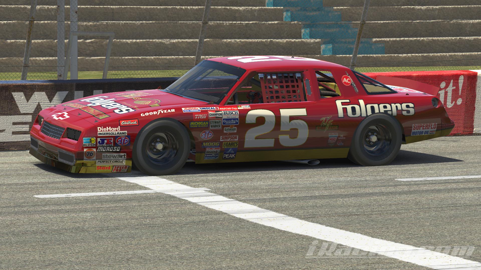 Tim Richmond White Number by Gavin Hibbs2 - Trading Paints