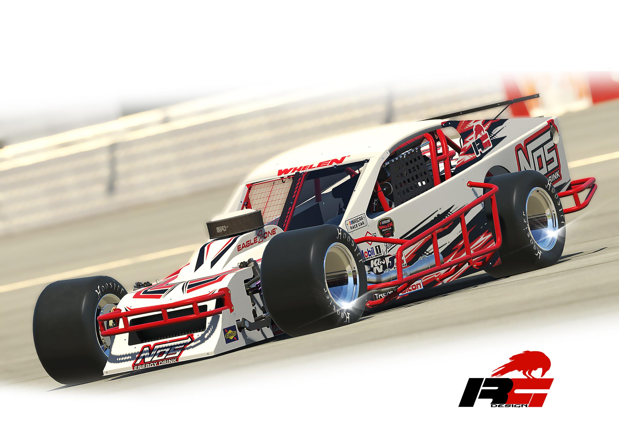 NOS SK Modified v2Red 2020 by Doyle Lowrance - Trading Paints