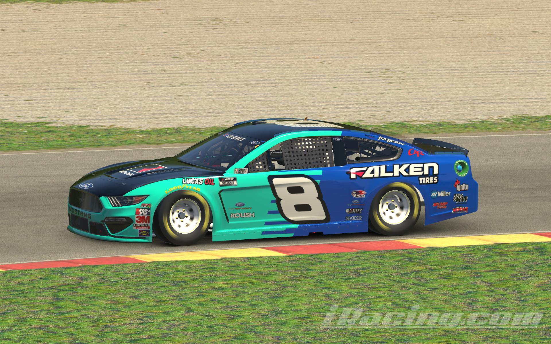 Falken Ford Mustang by Jack Britt - Trading Paints