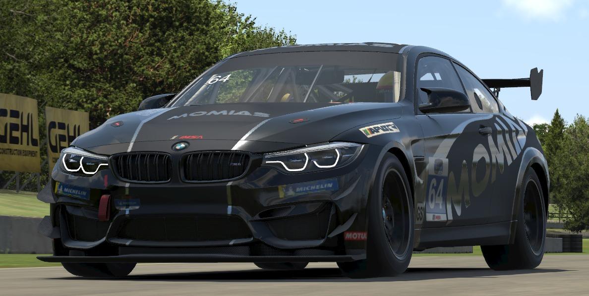 BMW M4 GT4 black by Diego Gonzalez3 - Trading Paints