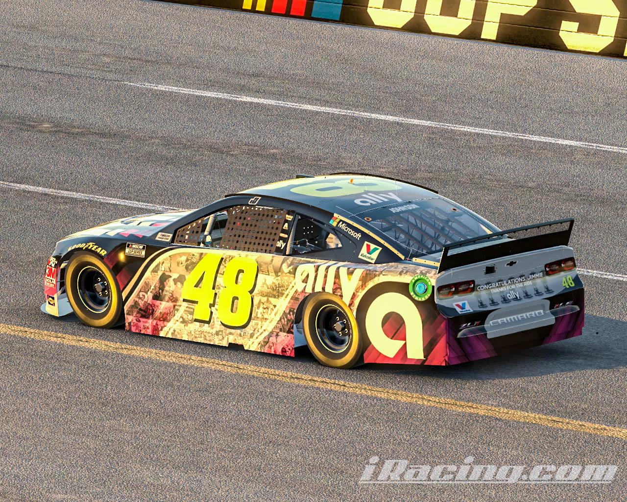 Jimmie Johnson Ally Farewell Concept by Kyle Sykes - Trading Paints
