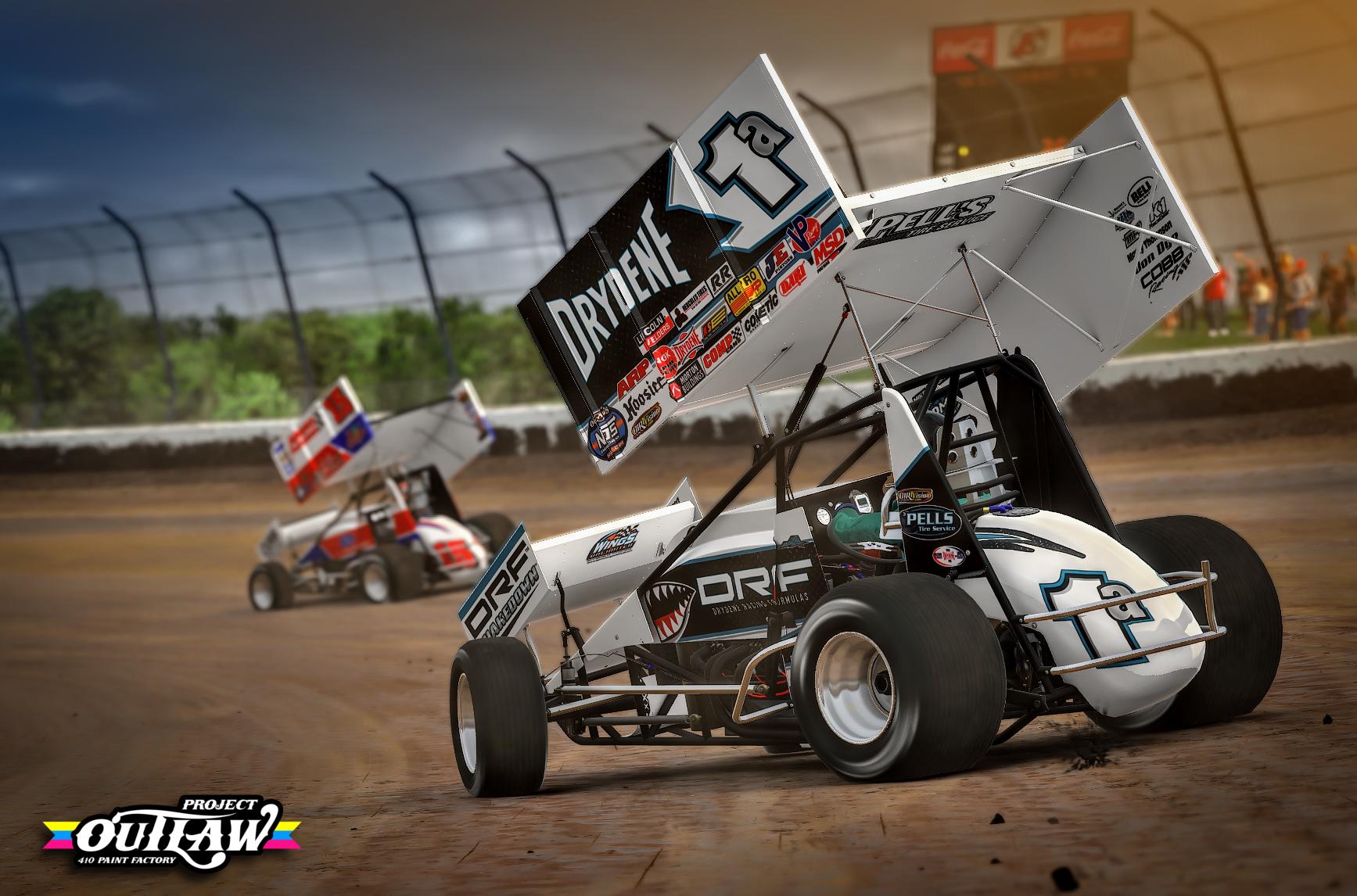 2020 Jacob Allen - Shark Racing - World of Outlaws - Drydene Sprint Car ...