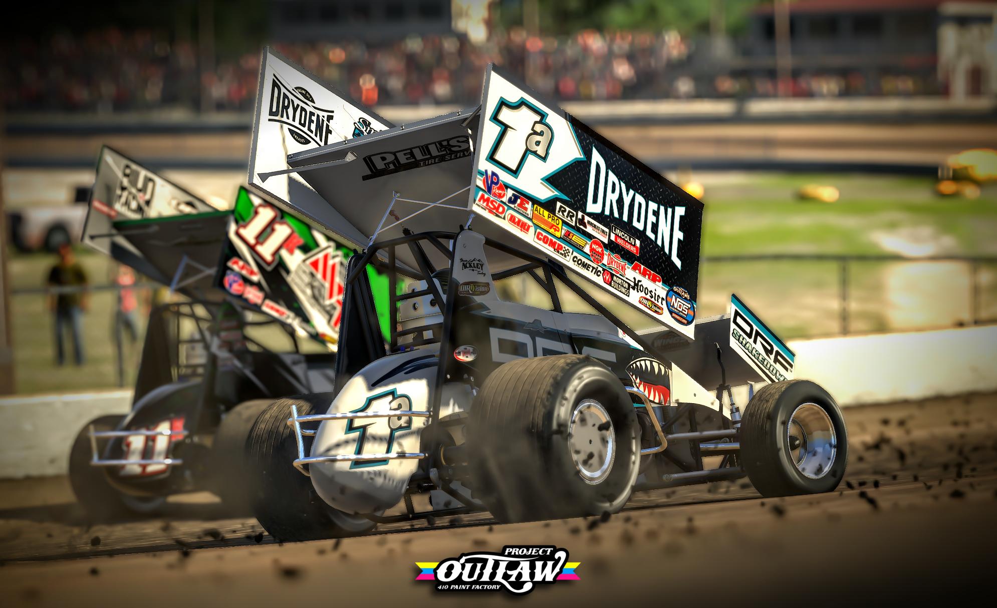 2020 Jacob Allen - Shark Racing - World of Outlaws - Drydene Sprint Car ...