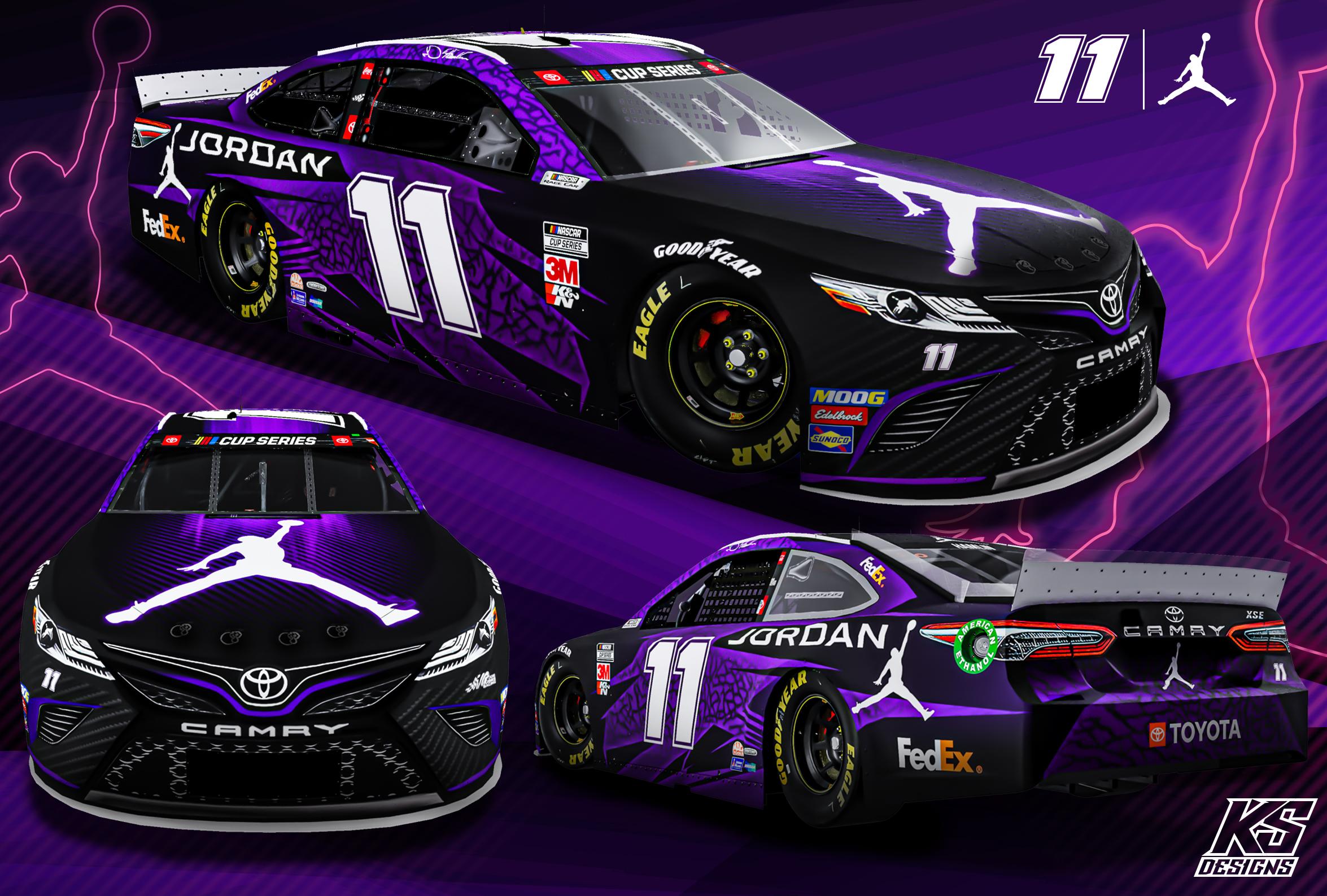 Denny Hamlin | Jordan Brand Toyota by Kyle Sykes - Trading Paints