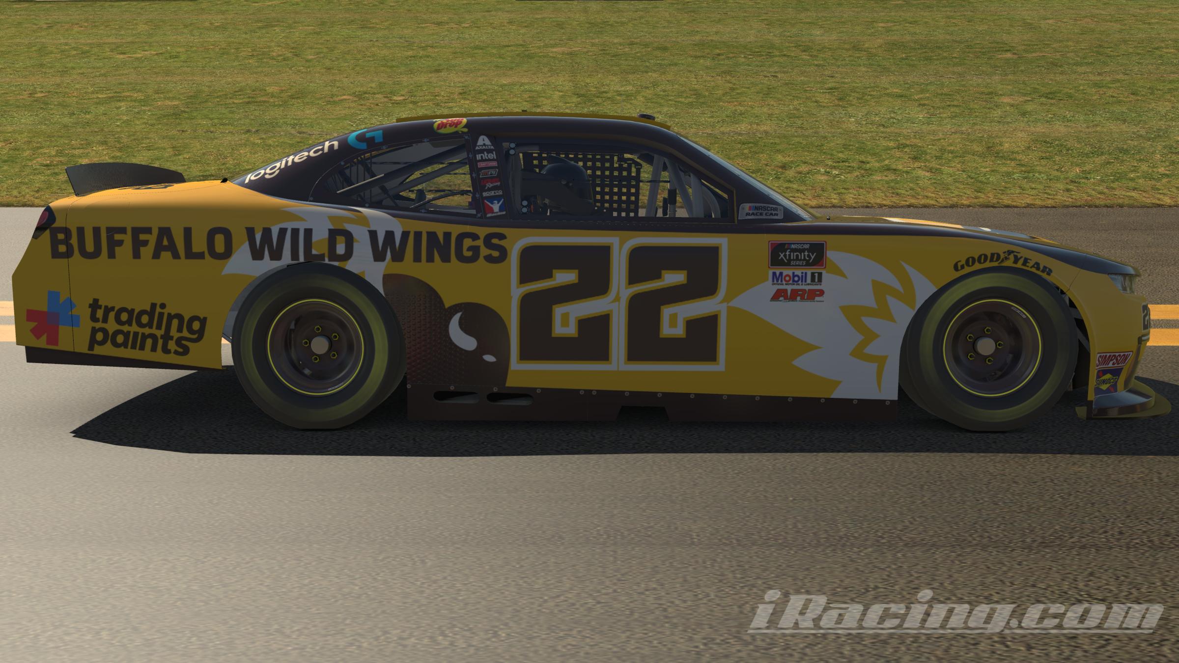 Buffalo Wild Wings - NASCAR Xfinity Camaro by Richard F. - Trading Paints