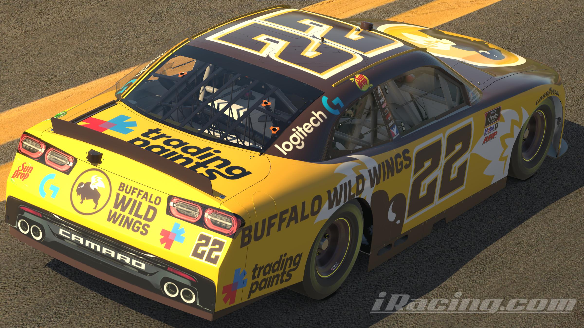 Buffalo Wild Wings - NASCAR Xfinity Camaro by Richard F. - Trading Paints