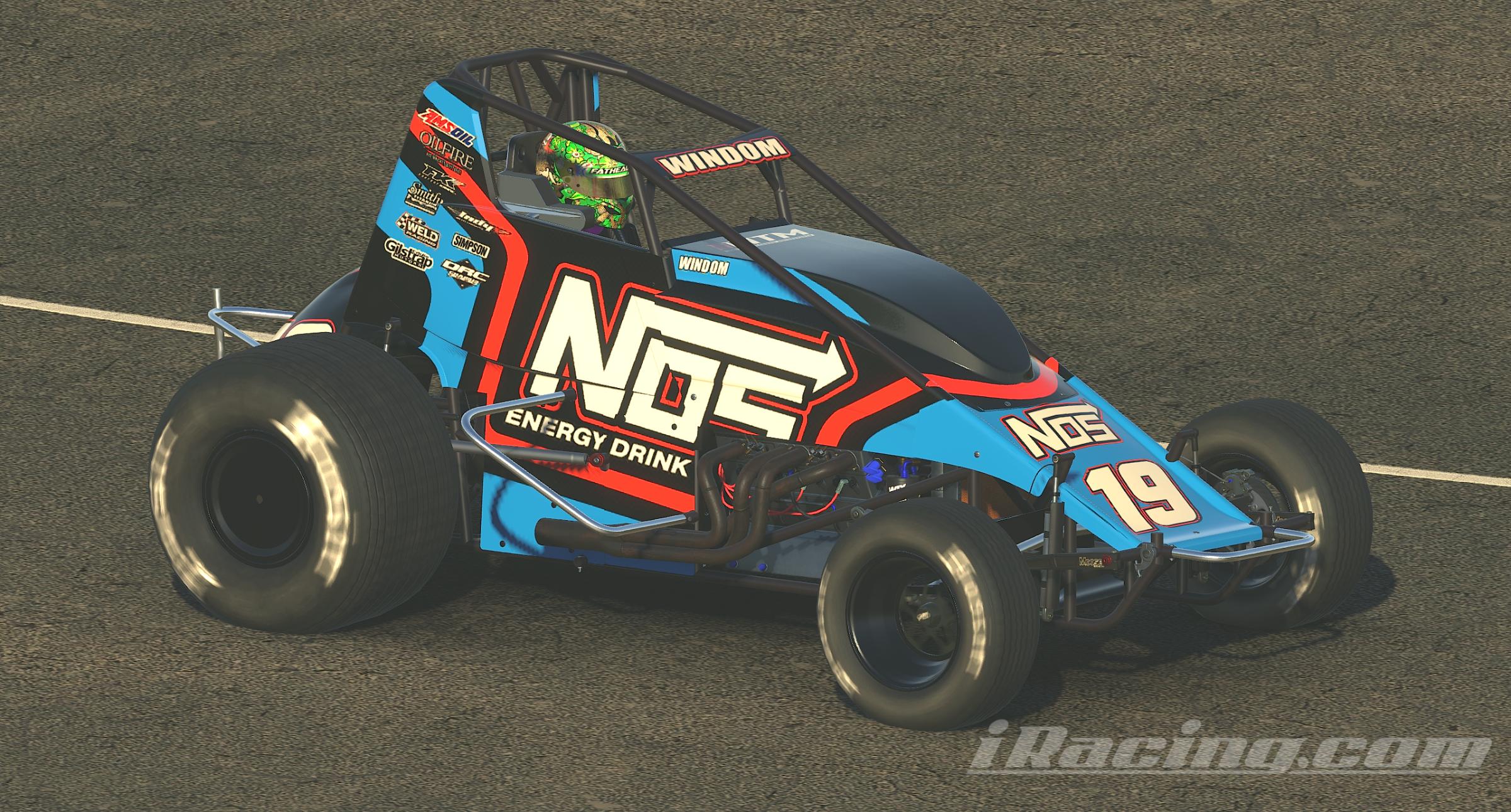 USAC Chris Windom Nos Energy #19 2020 by Jake Boyer - Trading Paints