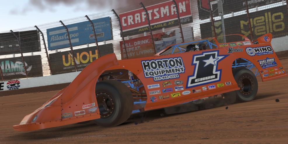 CHUBZILLA ORANGE CAR W/# by Byron Morris - Trading Paints