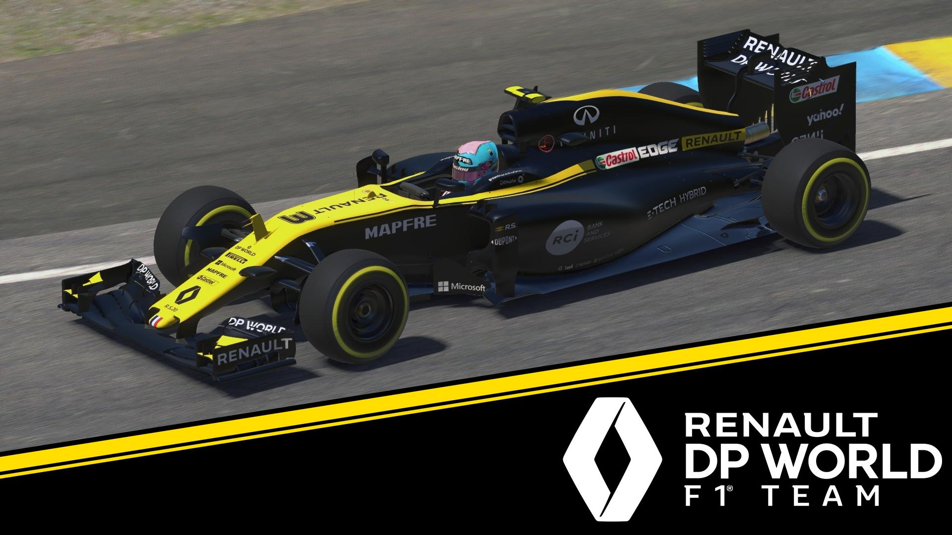 Renault R.S.20 - Renault/DP World by Timothy Collier - Trading Paints