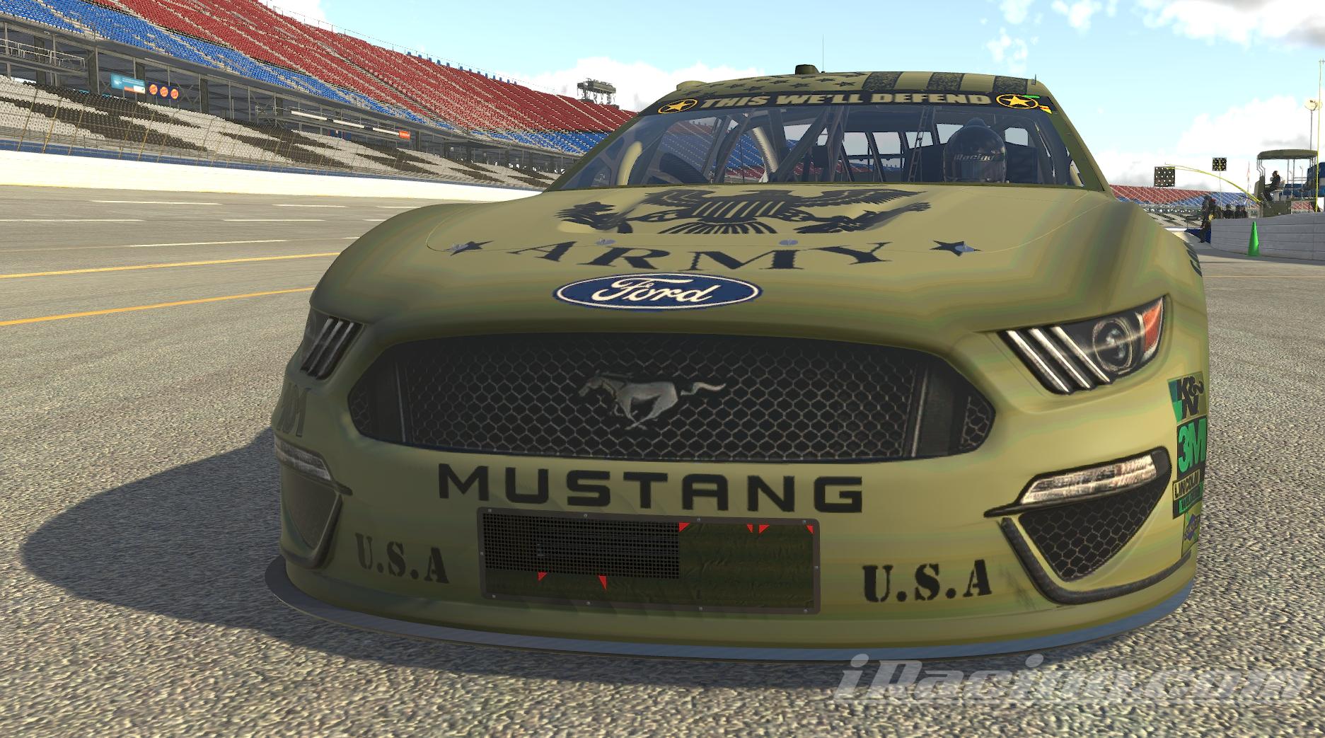 US Army NASCAR Cup Series Mustang by Marshall W. - Trading Paints