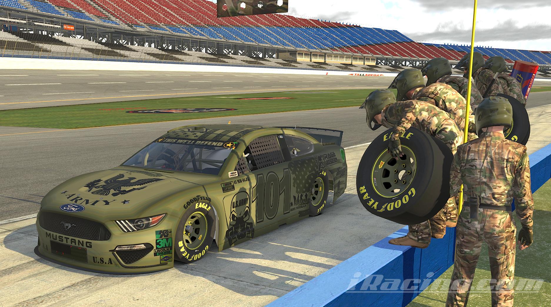 US Army NASCAR Cup Series Mustang by Marshall W. - Trading Paints