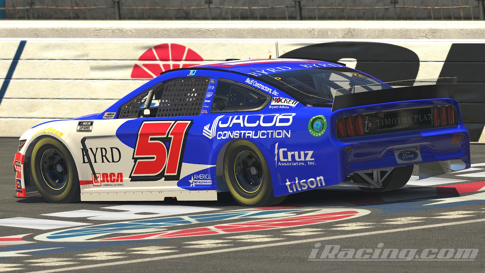 2020 James Davison #51 Jacob Construction by Brandon Slay - Trading Paints