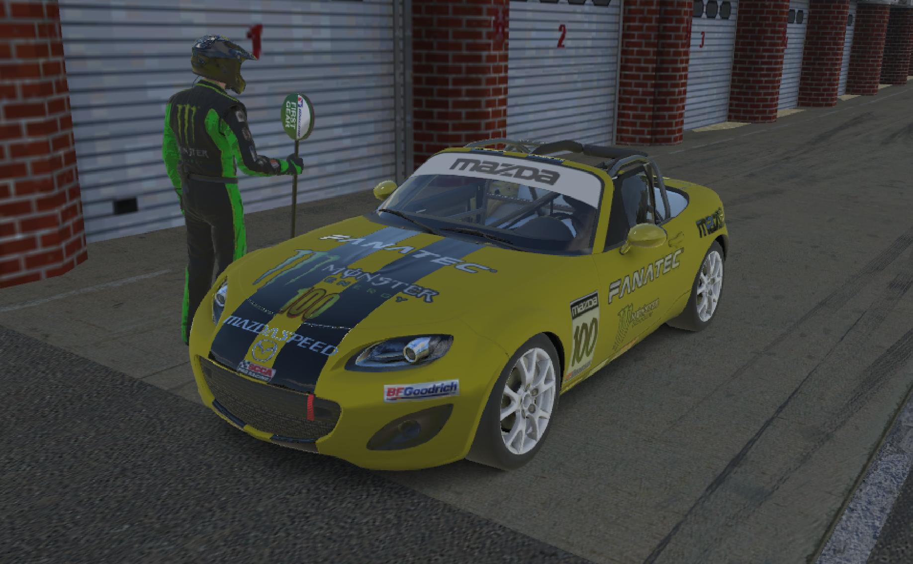 Mazda MX5 Yellow Black by Jason J Warren - Trading Paints