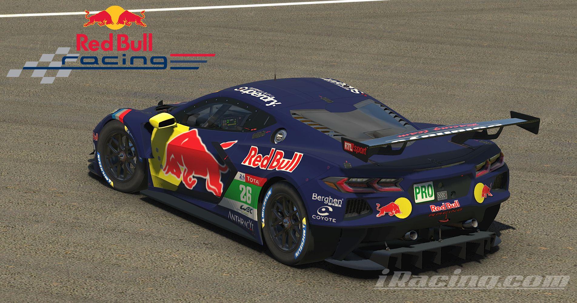 Corvette C8R Red Bull Mobile by Stephane Parent - Trading Paints
