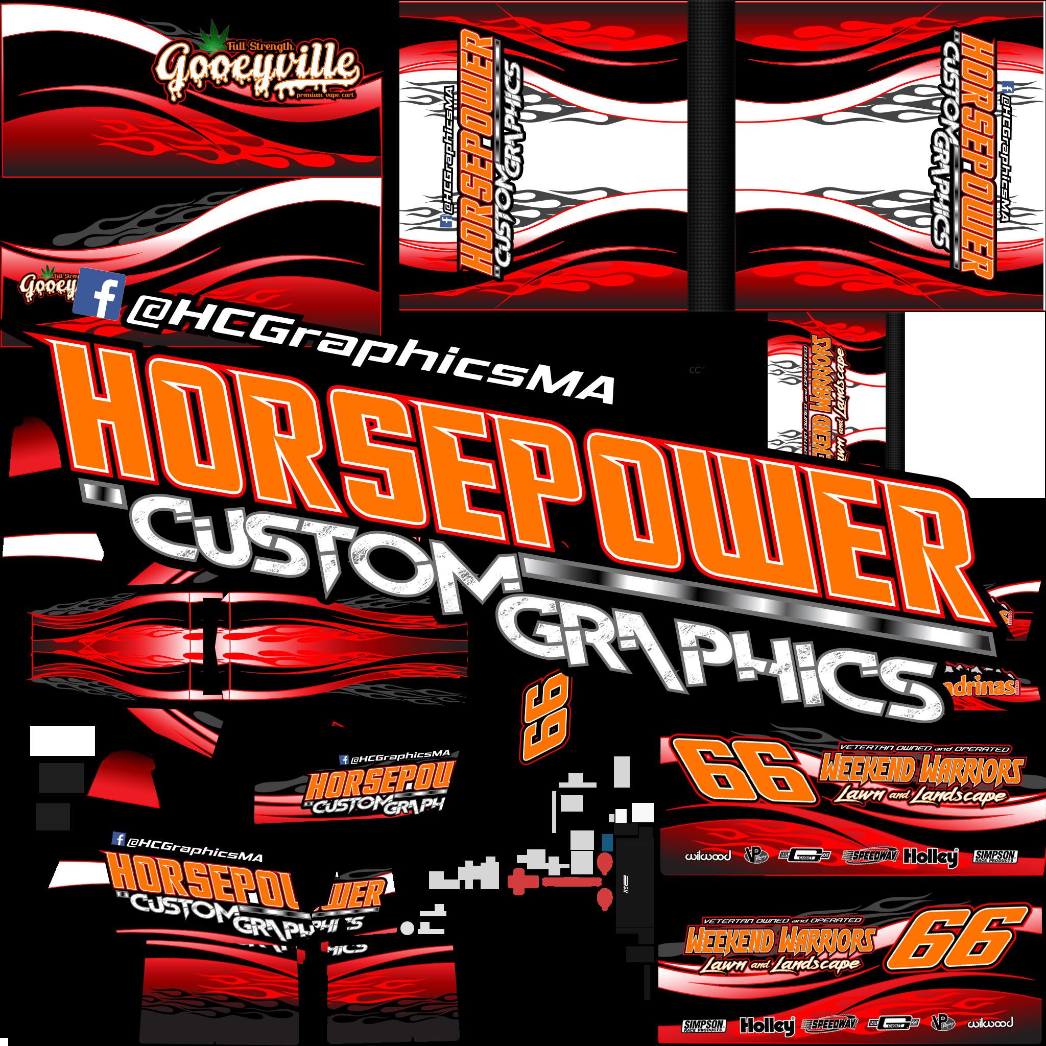 Horsepower Custom Graphics- 2020 Sprint Car by Sheldon H. - Trading Paints