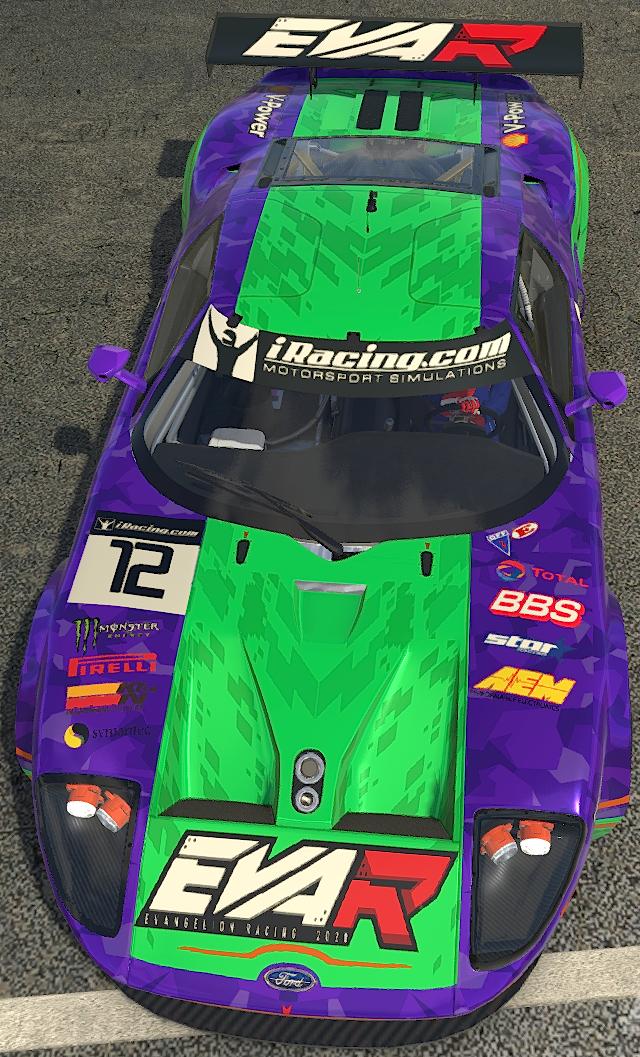 EVA Racing Ford GT GT3 by Brandon Dollar - Trading Paints