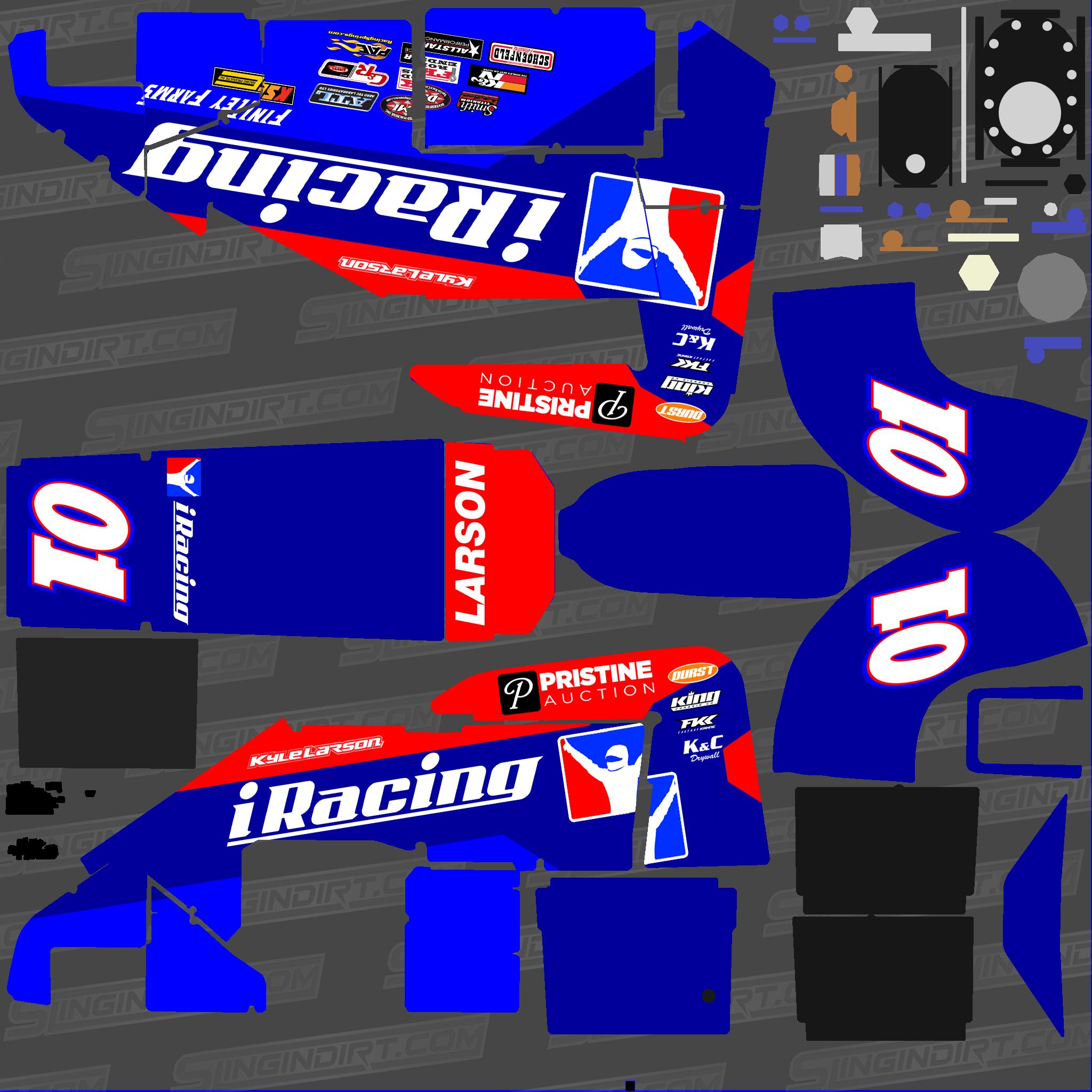 Kyle Larson - iRacing concept #01 Dirt Midget by Shevy Price - Trading ...