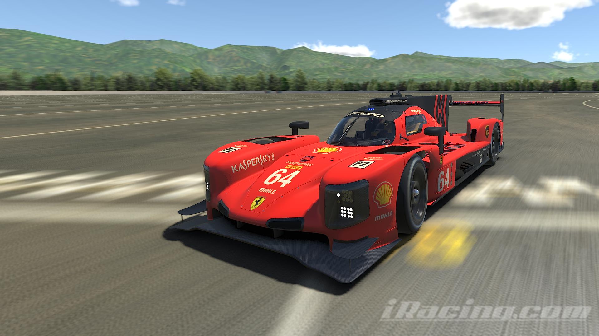 Ferrari MissionWinnow Replica LMP2 by Adrian E Hofbauer - Trading Paints