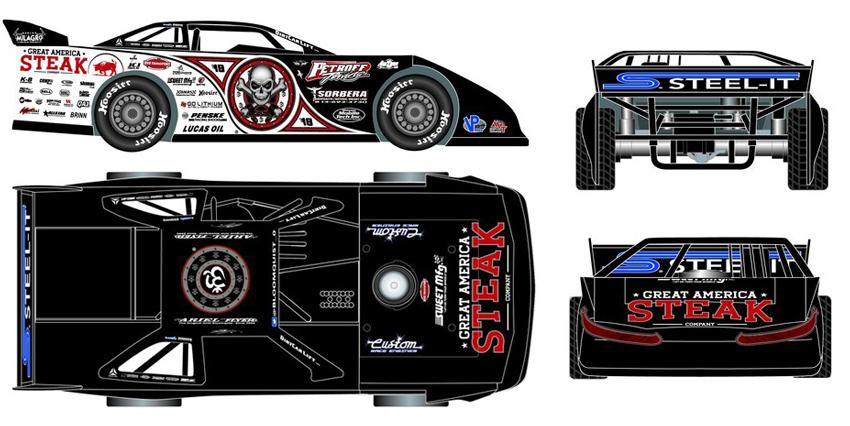 2020 Scott Bloomquist WoO Late Model by Jake Boyer - Trading Paints