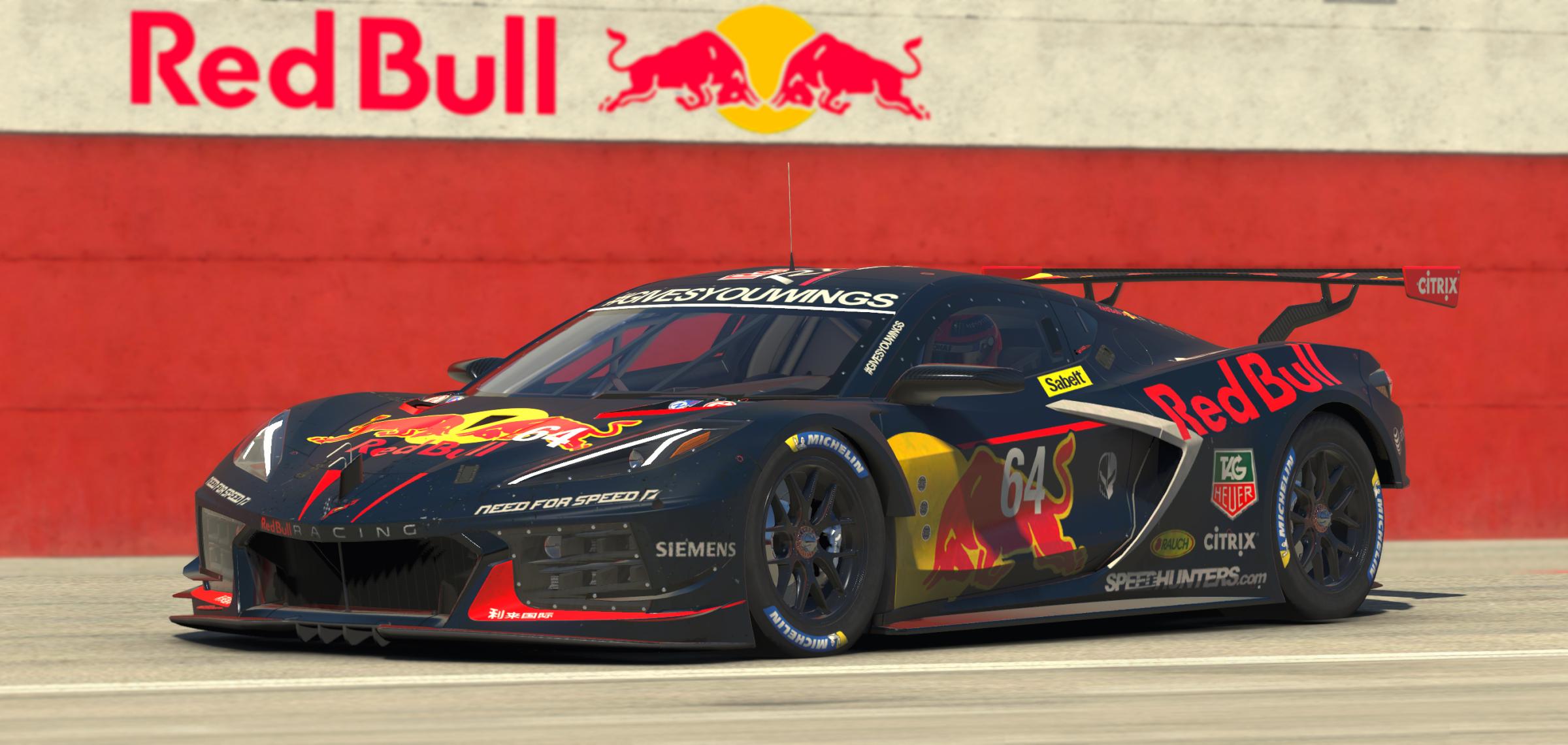 Corvette C8 Red Bull by Stefan Gawlista - Trading Paints