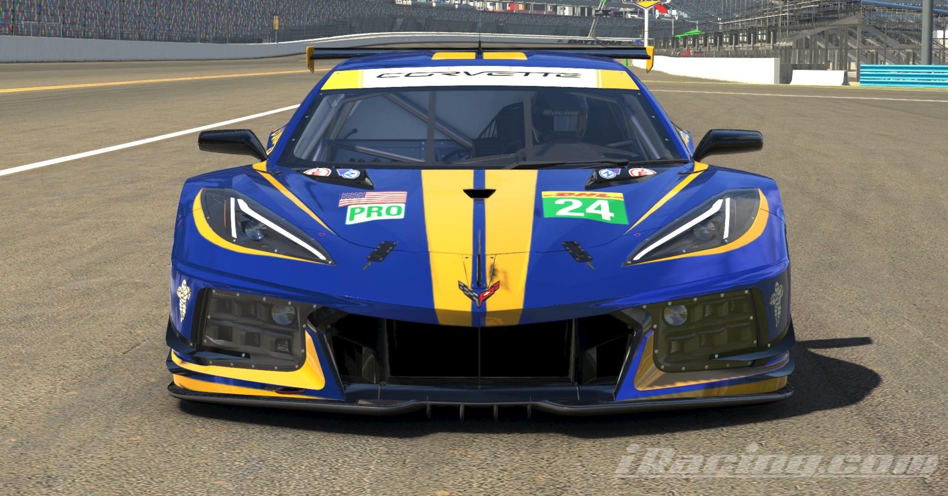 Chevrolet Corvette C8R Blue Angels by Don Craig - Trading Paints