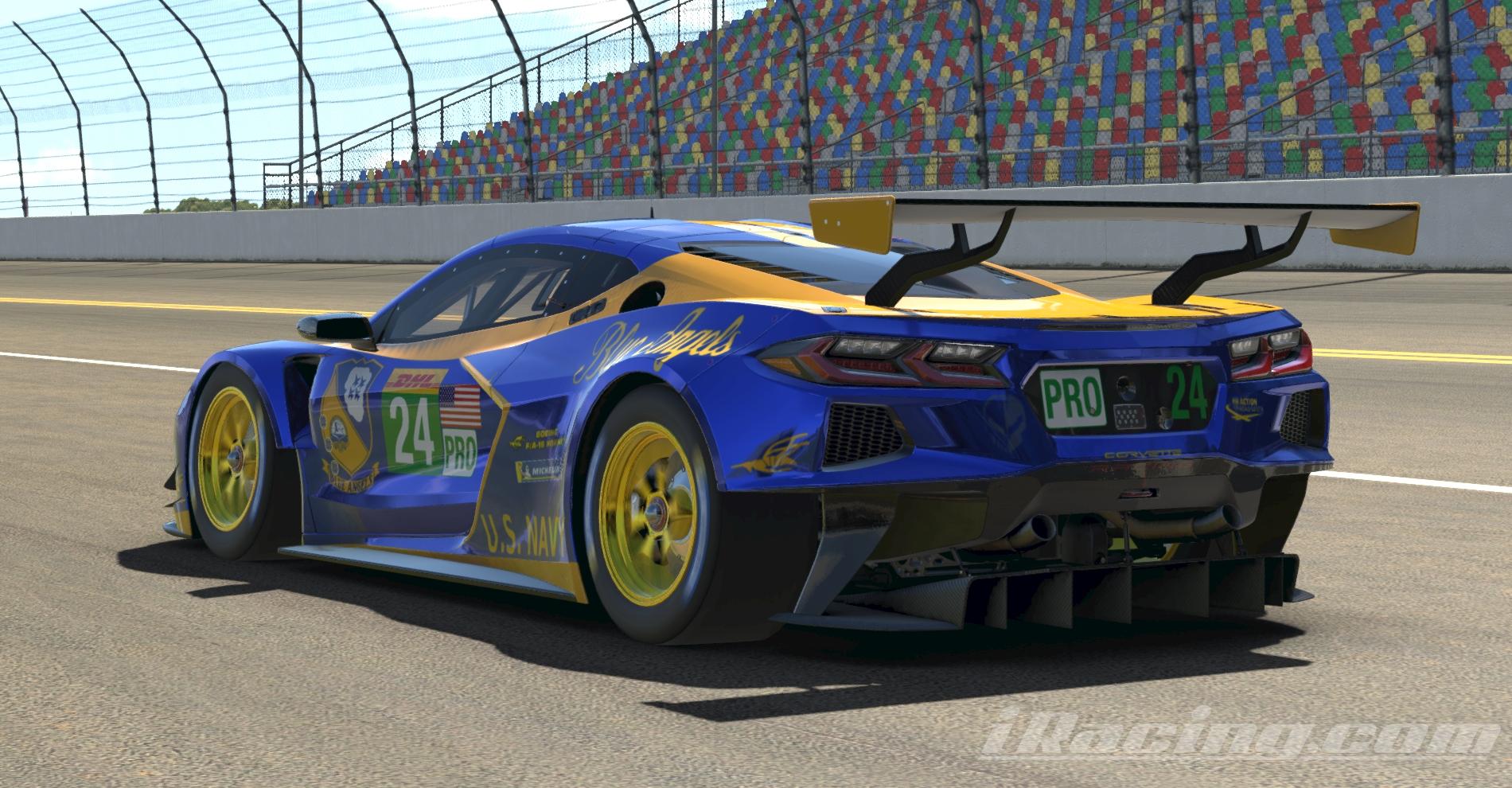 Chevrolet Corvette C8R Blue Angels by Don Craig - Trading Paints