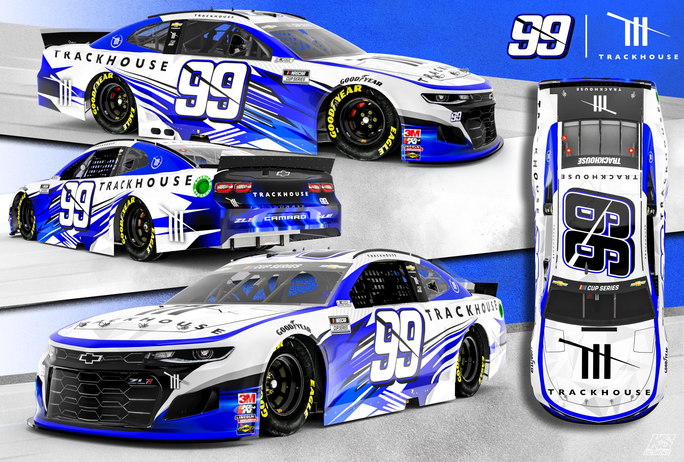 Trackhouse Announcement Car by Kyle Sykes - Trading Paints