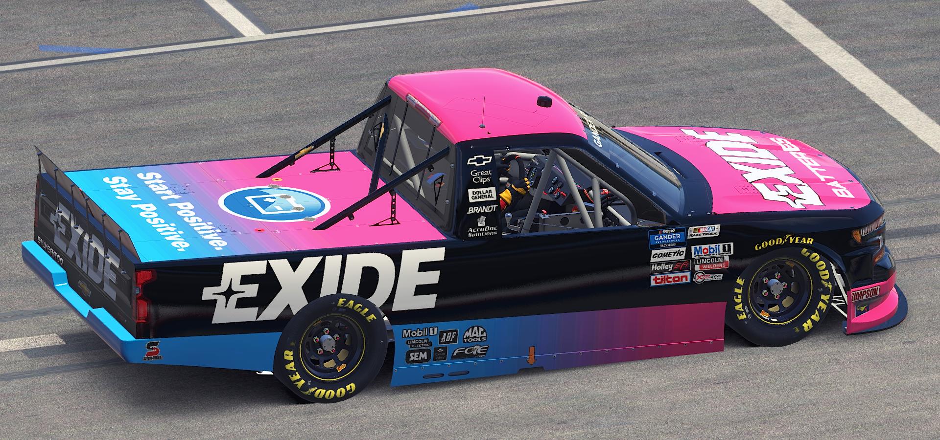 Exide Chevrolet Silverado by Matthew Wood - Trading Paints