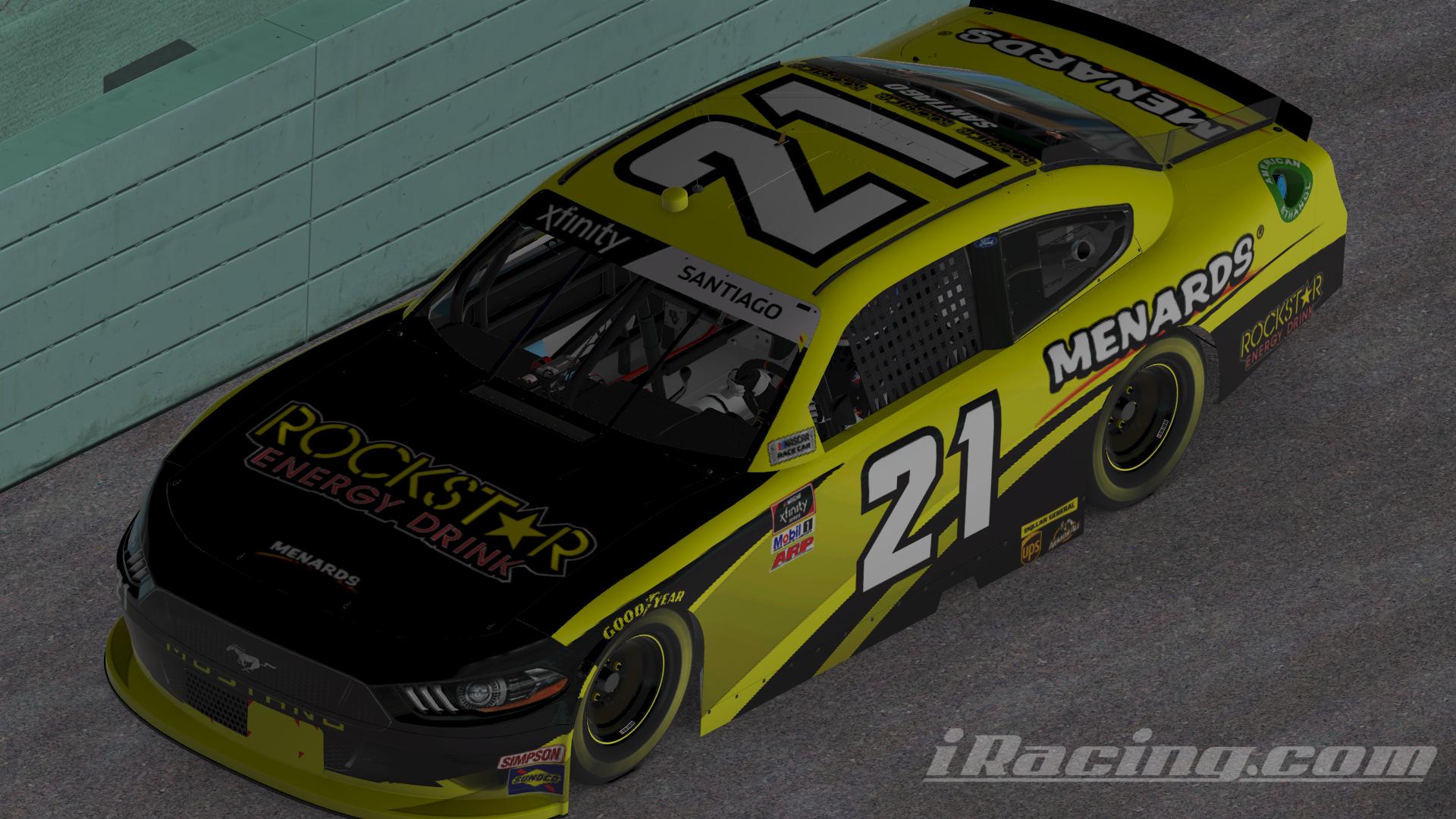 *Updated* Rockstar/Menards Xfinity Mustang GT by Emmanuel Santiago ...