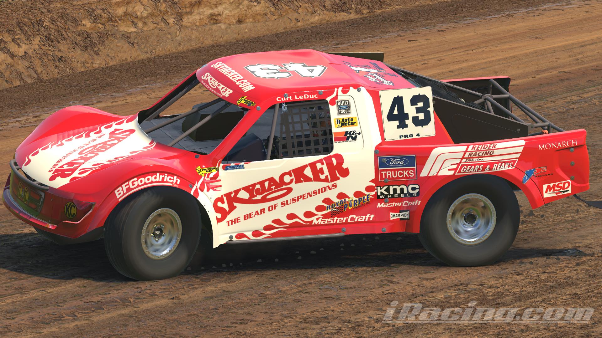 Curt LeDuc #43 PRO4 by Brian P. - Trading Paints