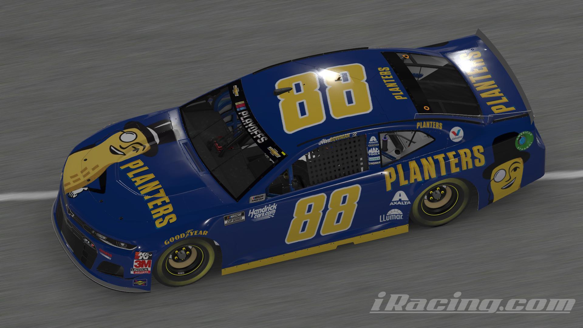 2020 Alex Bowmans Planters Peanuts Car for the Martinsville fall race ...