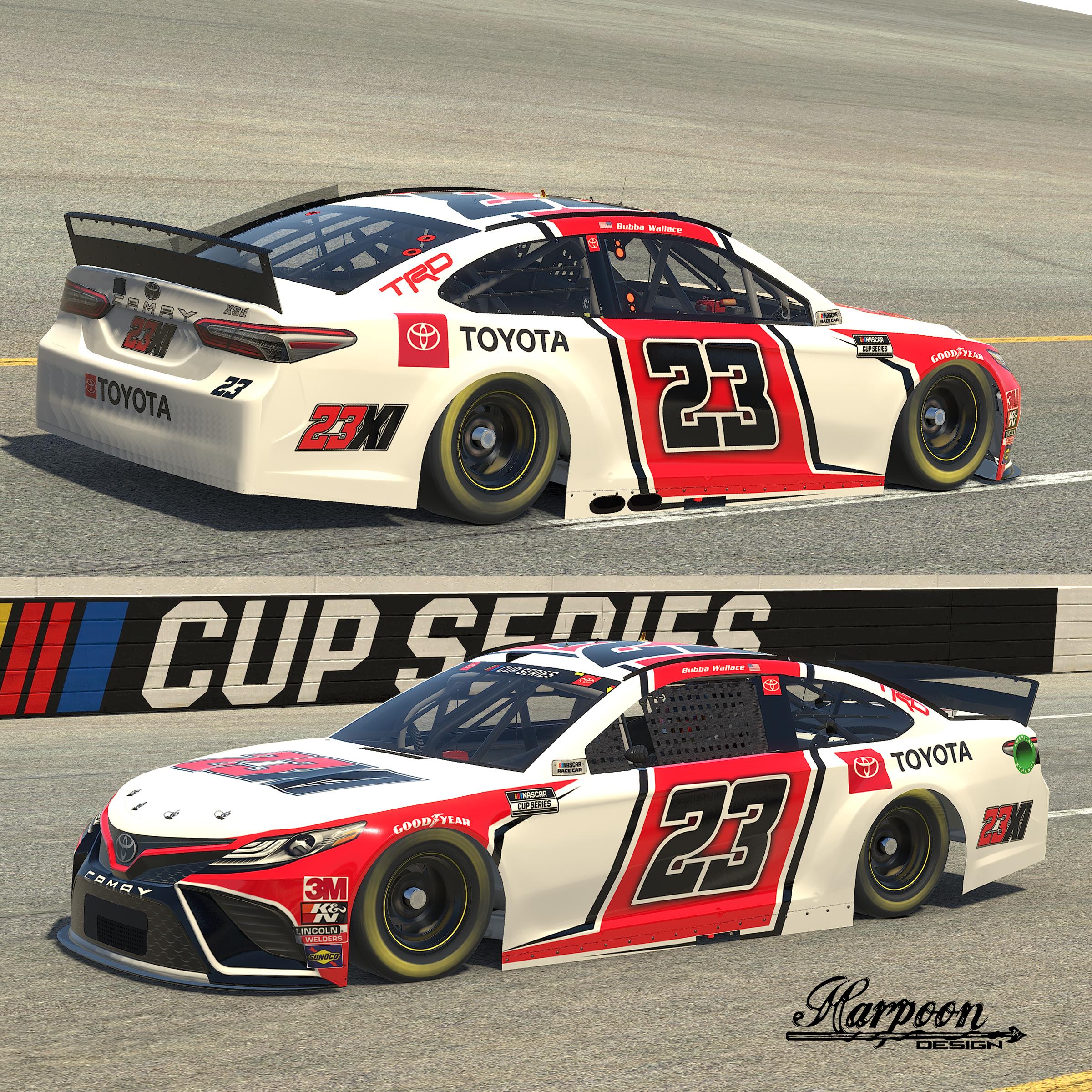 2021 Bubba Wallace 23X1 Camry by Brantley Roden - Trading Paints