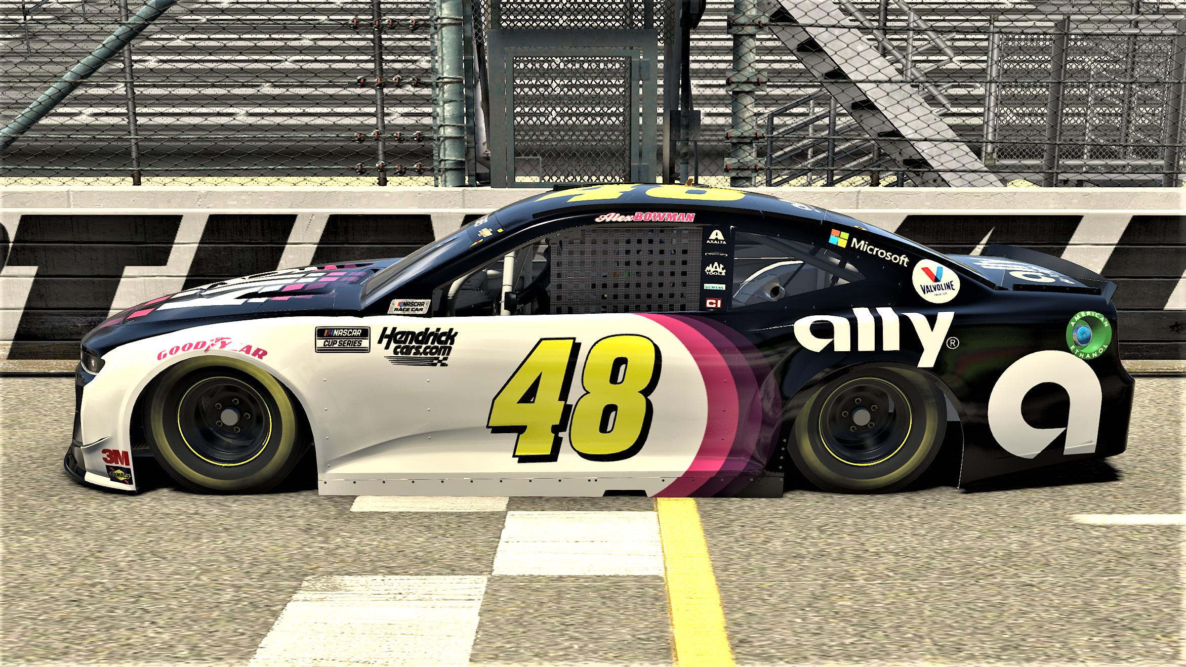 Alex Bowman Ally 2021 Concept by Quinn J. - Trading Paints