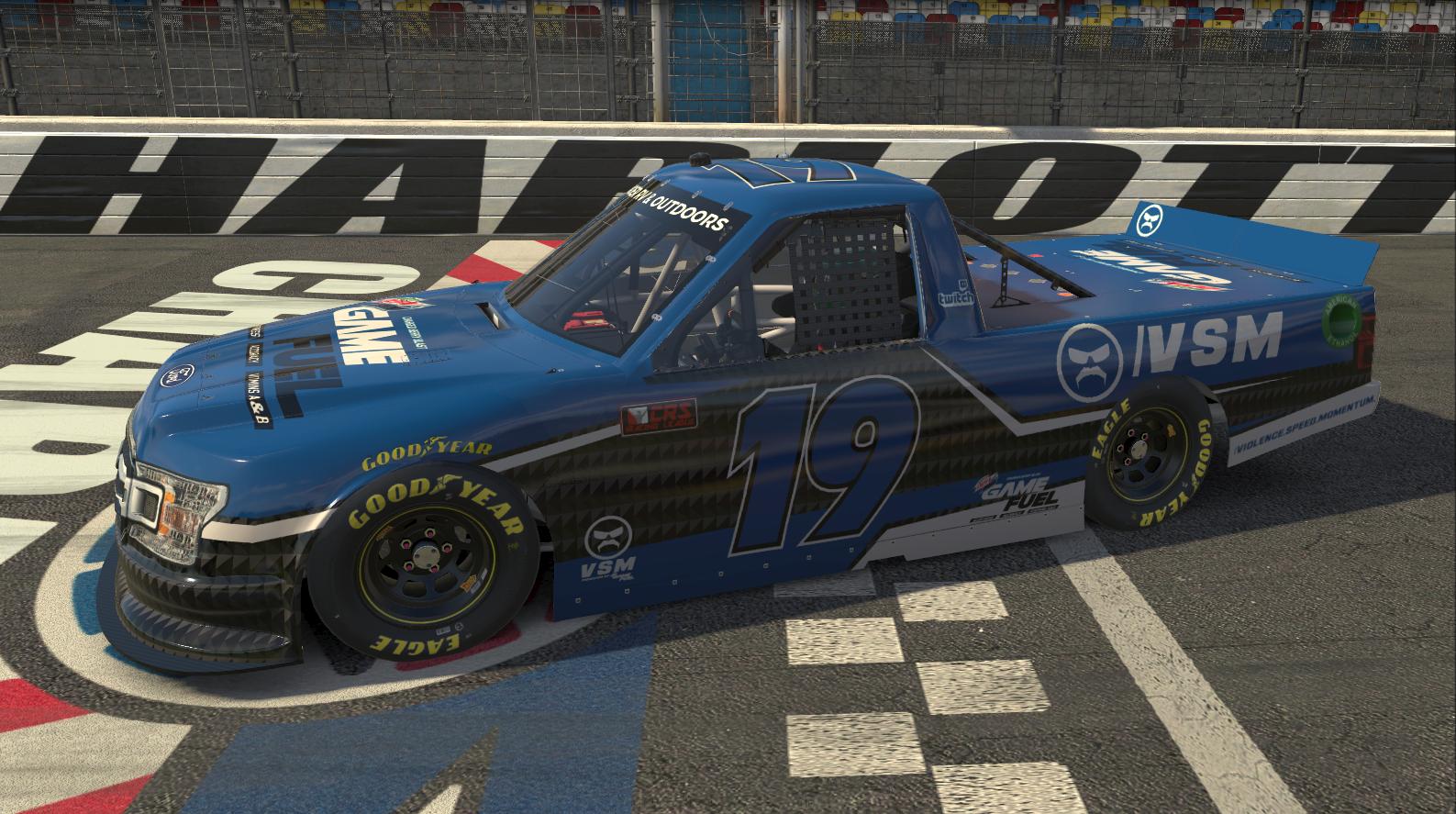 VSM Game Fuel Berry NASCAR Ford F150 by Travis Cedzidlo - Trading Paints