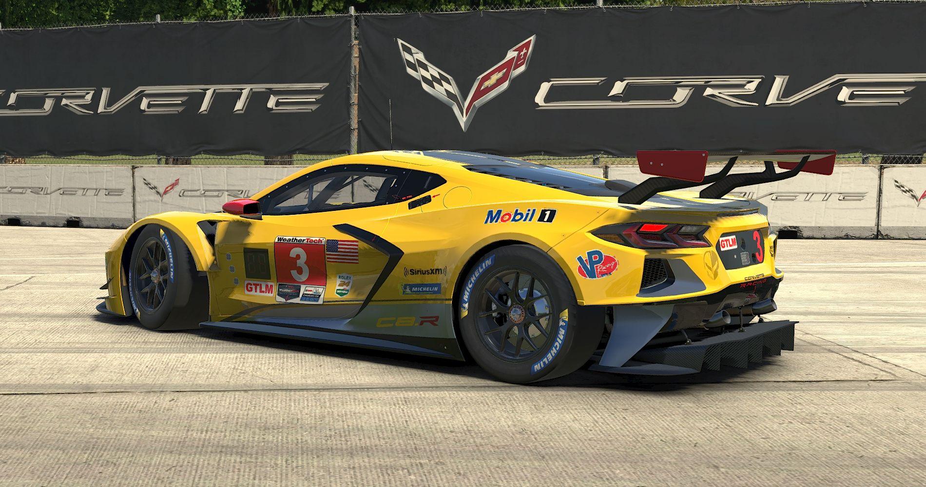 2020 CORVETTE RACING NO. 3 Chevrolet Corvette C8R by Stephane Parent ...