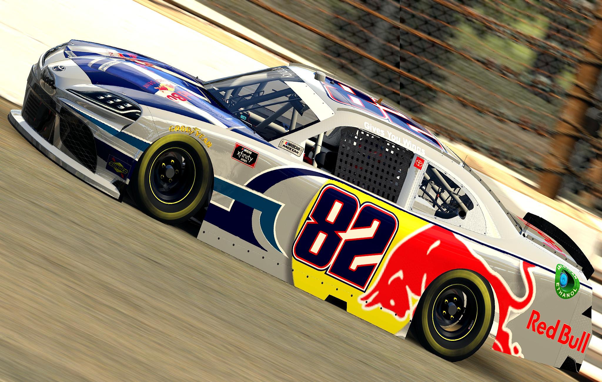 Red Bull Toyota Supra Cans - #82 by Jordan Davis-Flint - Trading Paints