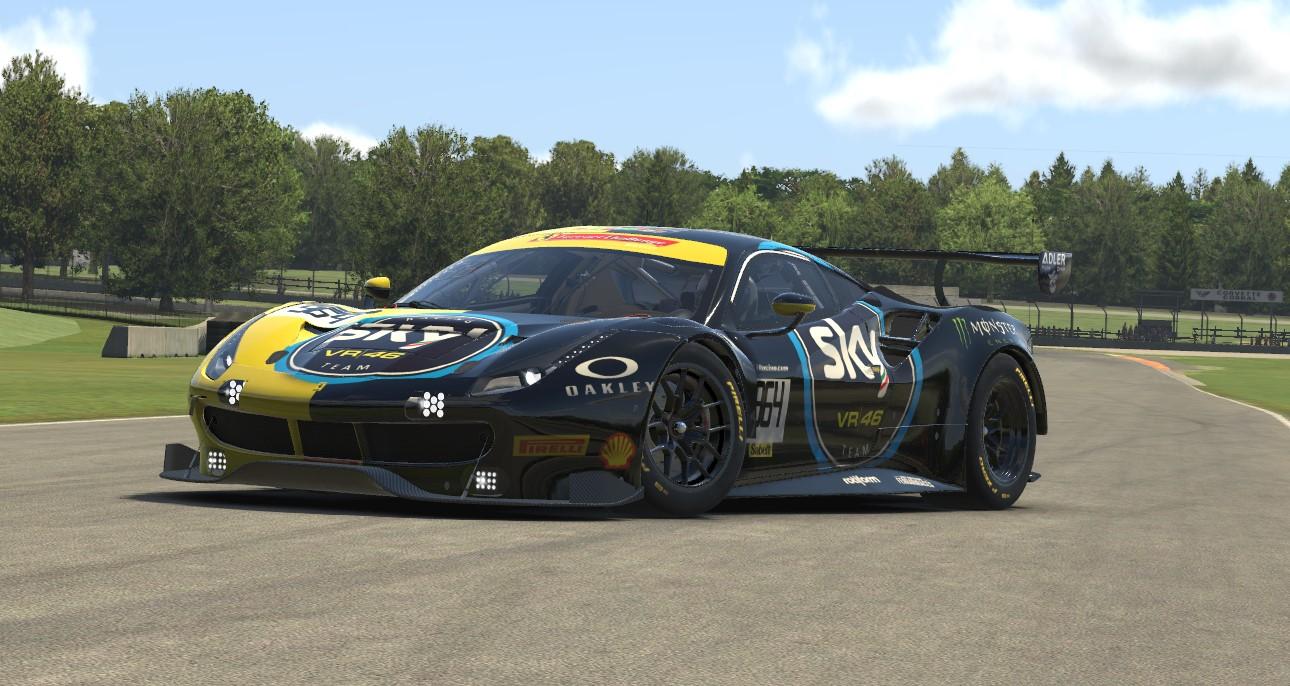 Ferrari 488 GT3 VR46 Sun and Moon by Stephen Phillips3 - Trading Paints